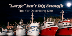 “Large” Isn’t Big Enough: Tips for Describing Size – Phoebe Darqueling